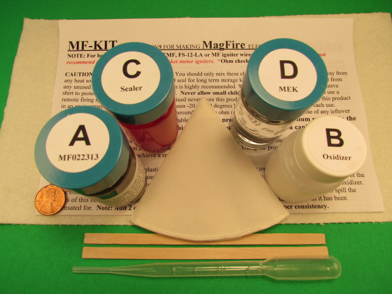 The CF-KIT is used solely for making electric matches.